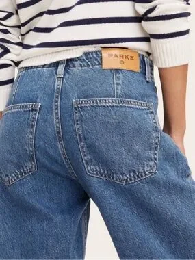 Parke | Jeans | Parke X Target Mid Rise Drawstring Baggy Jeans Medium ...